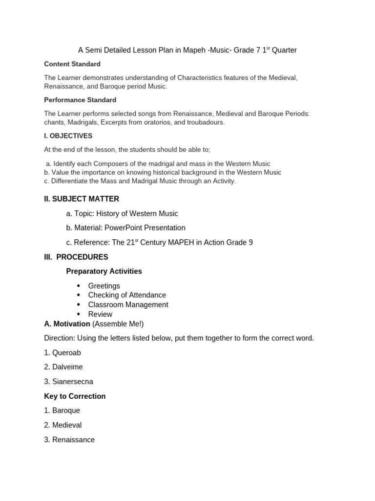 MUsic Q1 | PDF