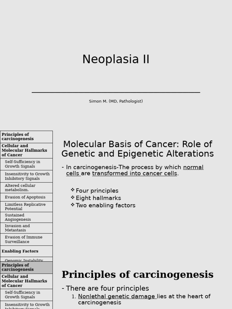 7 - 2 Neoplasia | PDF