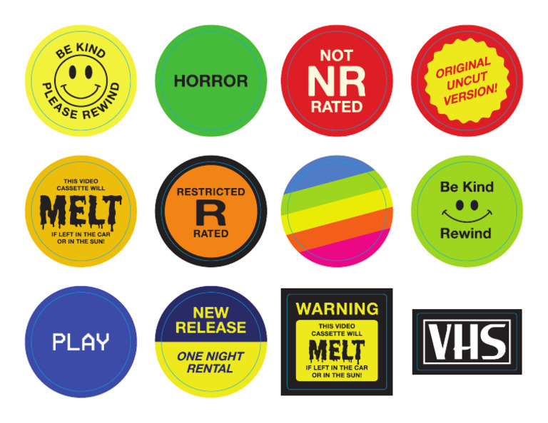 Vhs Stickers | PDF