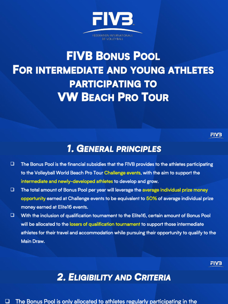 PGE2024 Pool Bonus | PDF