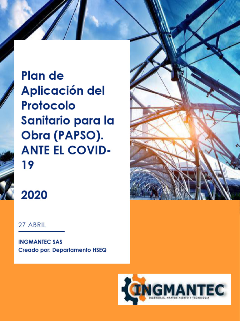 PAPSO - Manejo Covid | PDF | Business