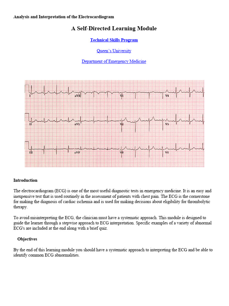 A Self-Directed Learning Module: Queen's University Department of ...