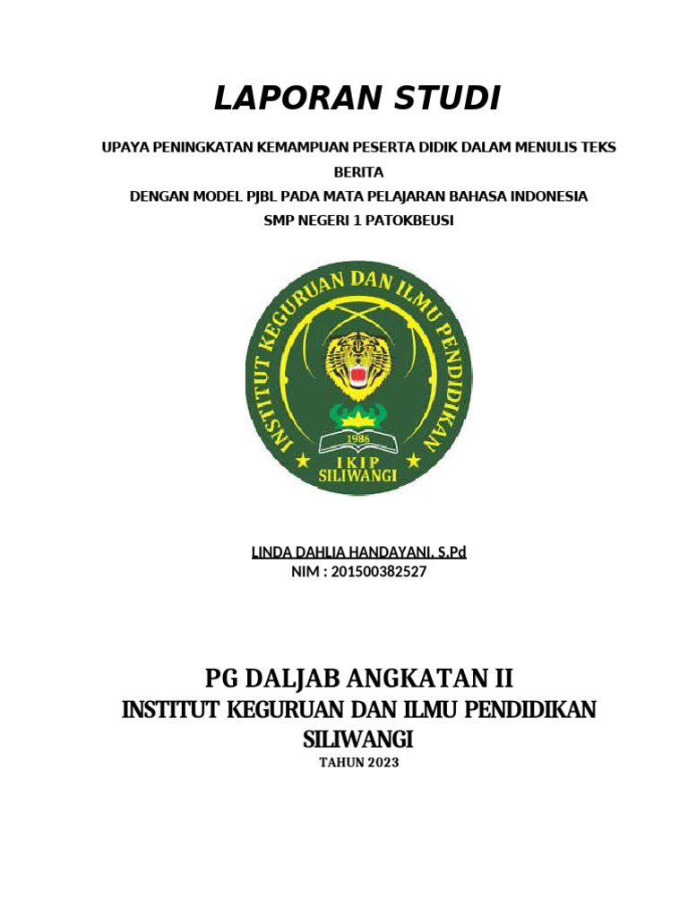 Laporan Studi Kasus | PDF