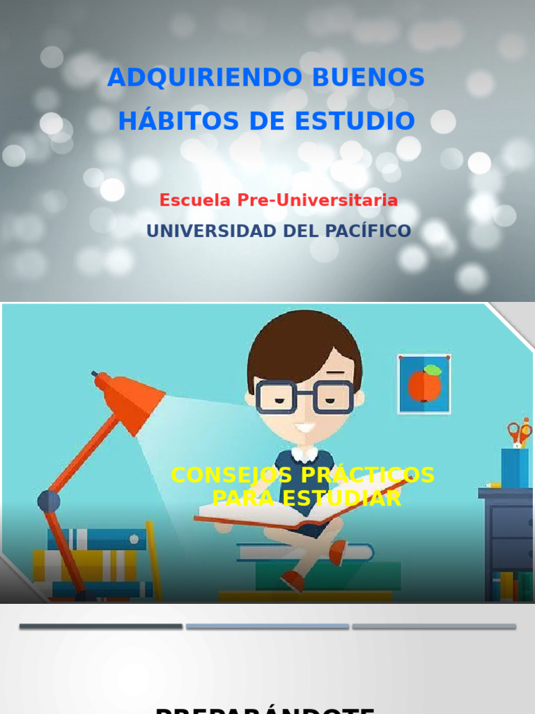 03 Adquiriendo Buenos Hábitos de Estudio | PDF