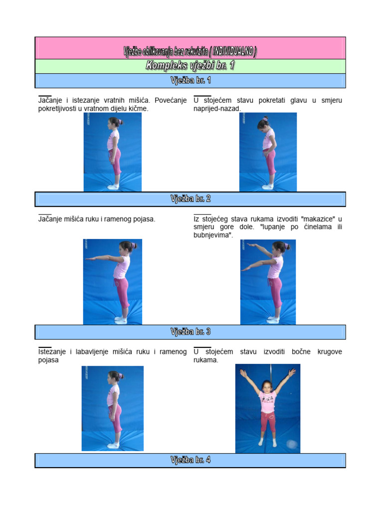 Vezbe Oblikovanja | PDF