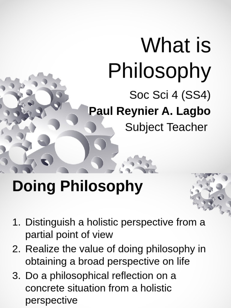 1 Doing Philosophy | PDF