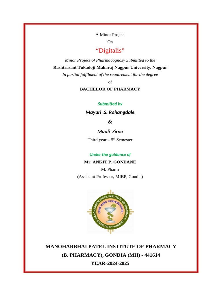 Mayuri Front Page-Mergedgtyrr | PDF | Precipitation (Chemistry) | Wellness