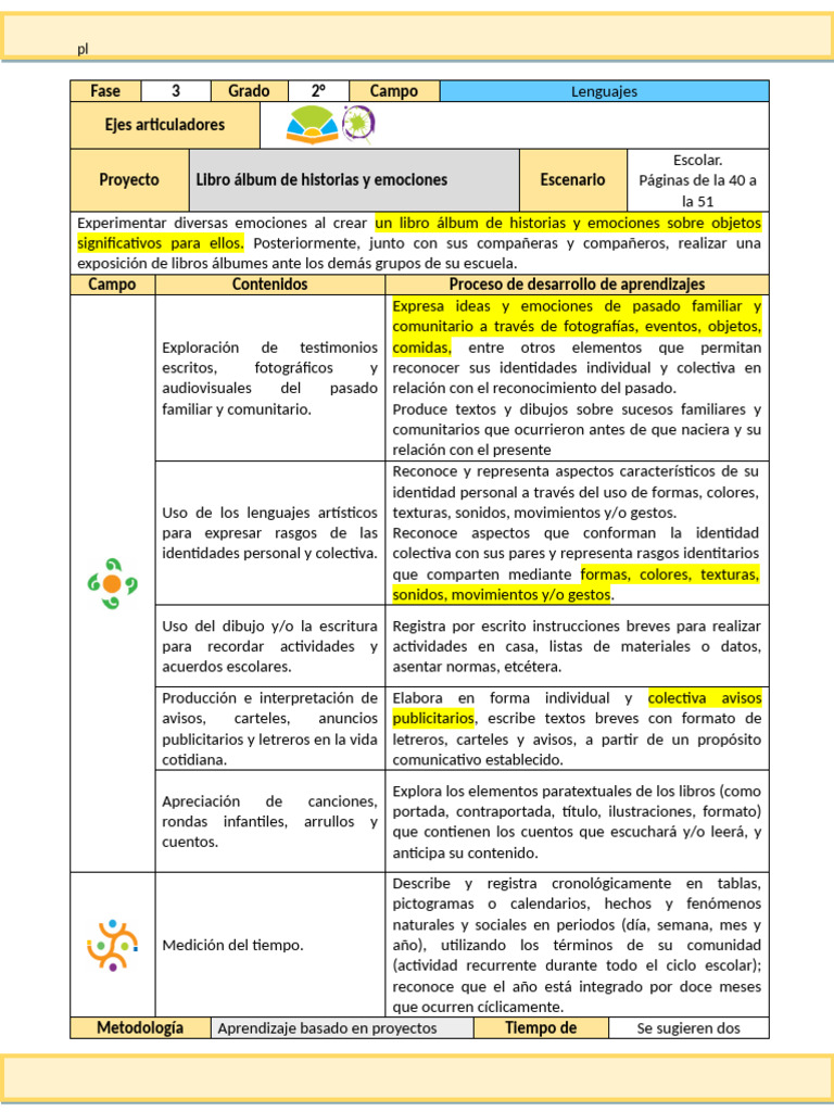 2do Grado Noviembre - 01 Libro Álbum de Historias y Emociones (2023-2024) | PDF