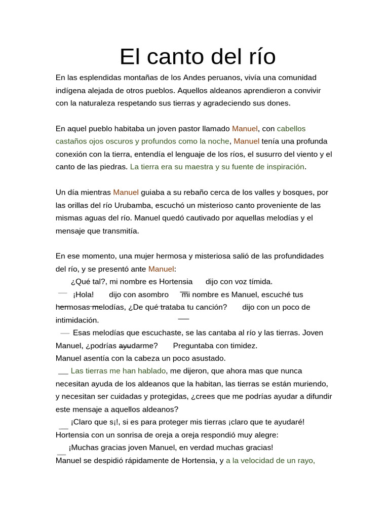 El Canto Del Río | PDF