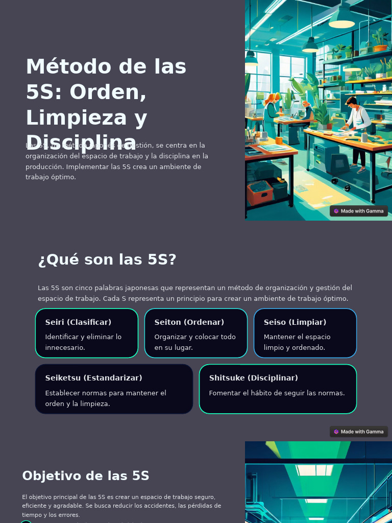 Metodo de Las 5S Orden Limpieza y Disciplina | PDF