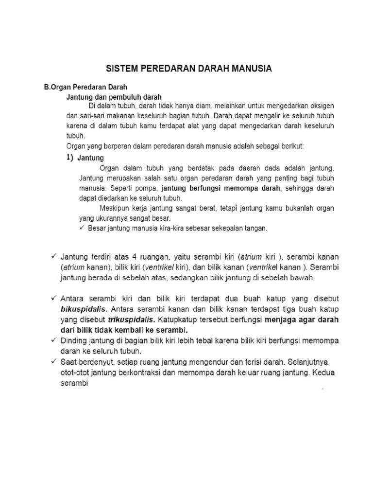 (RANGKAP 10) KELAS VIII IPA SISTEM PEREDARAN DARAH | PDF (RANGKAP 10) KELAS VIII IPA SISTEM PEREDARAN DARAH | PDF
