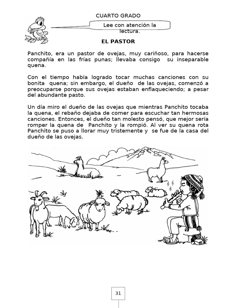 4º Plan Lector Cuarto Grado | PDF