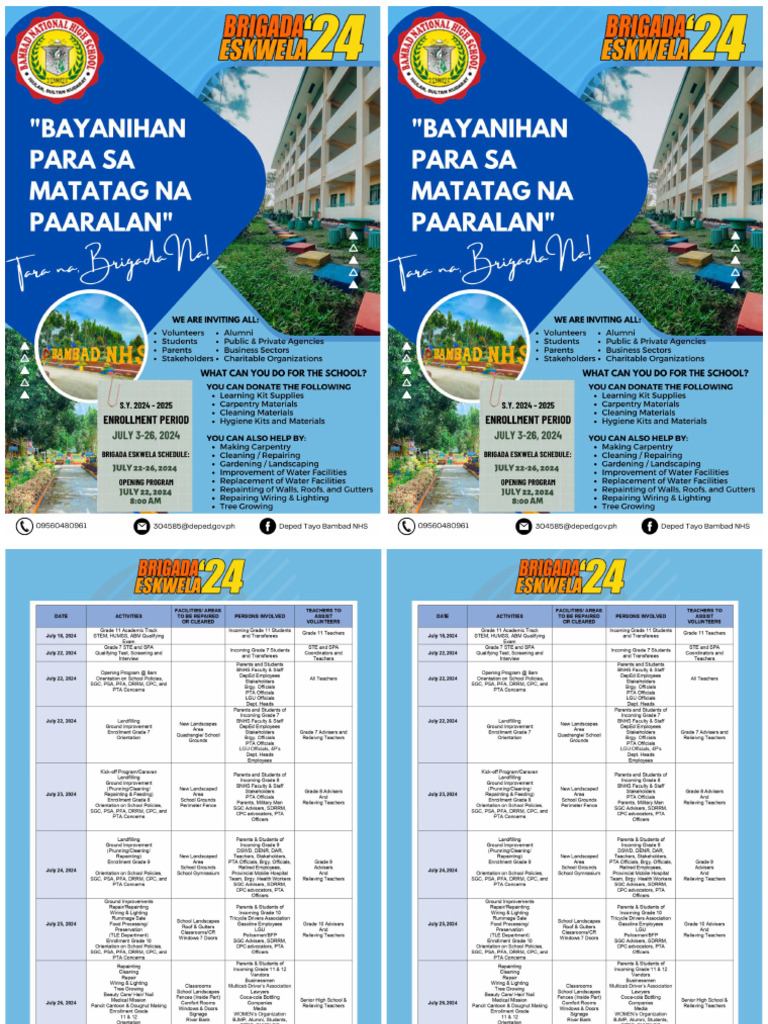 Flyers 2024 For Printing | PDF