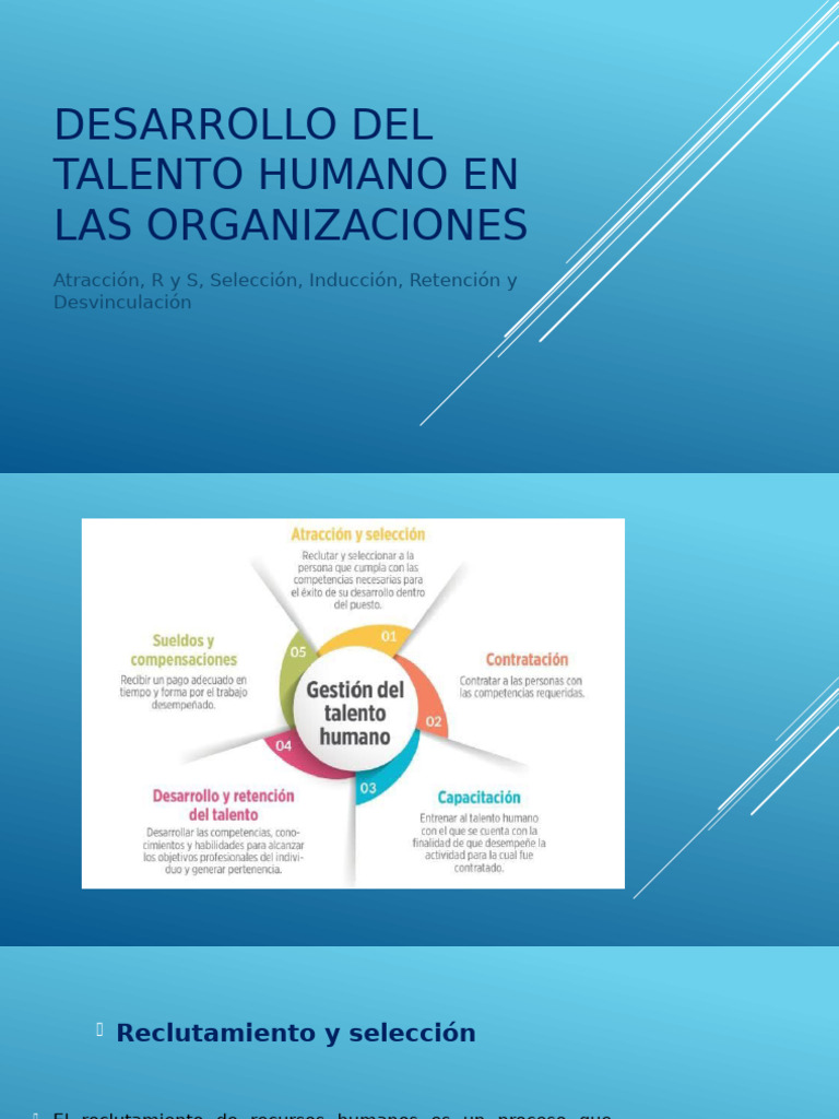 Desarrollo Del Talento Humano en Las Organizaciones | PDF