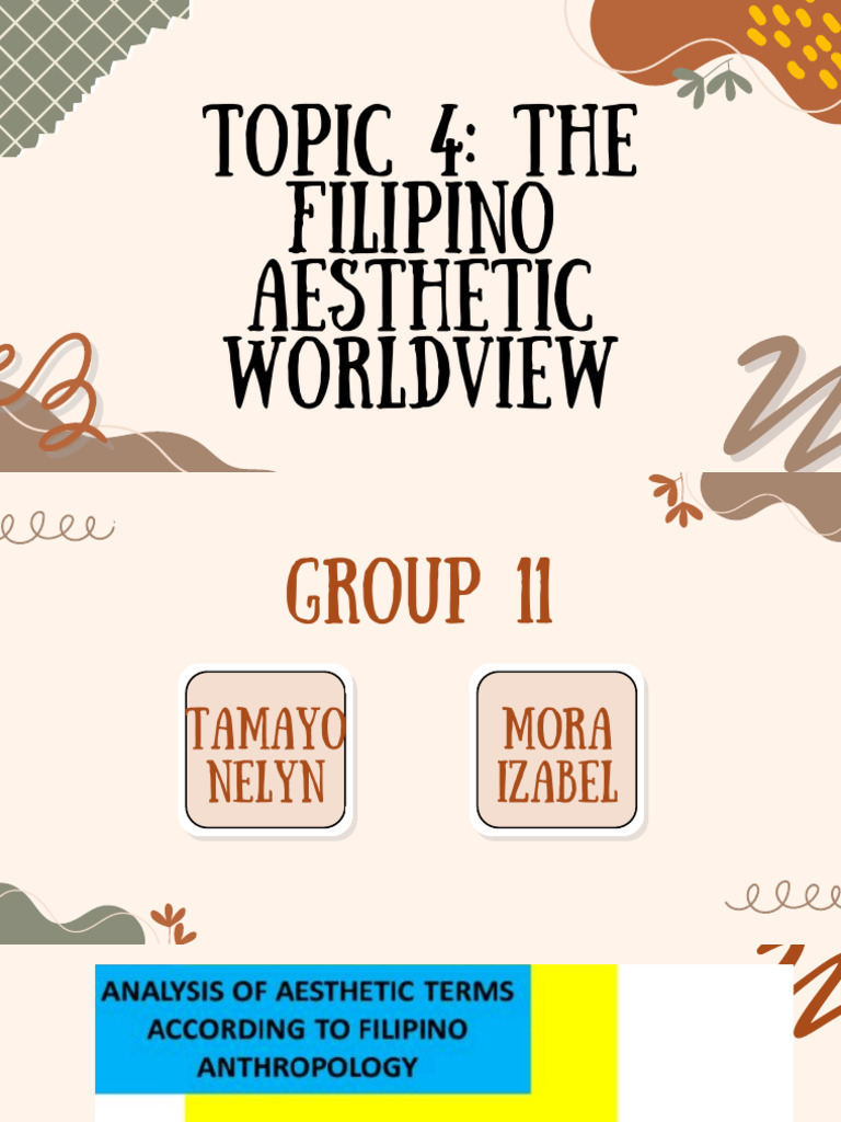Gec07.midterm - The Filipino Aesthetic Worldview | PDF