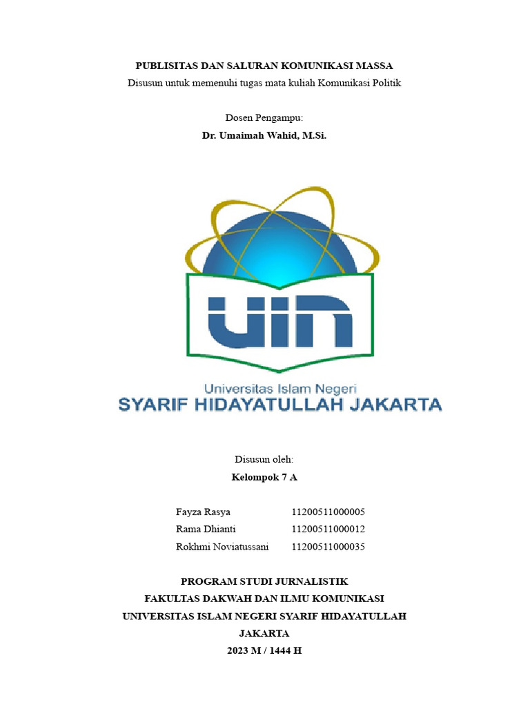 MKL Publisitas Dan Saluran Komunikasi Massa | PDF