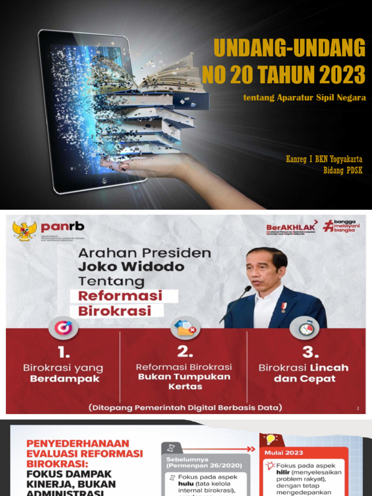Sosialisasi UU 20 TAHUN 2023 Tentang ASN | PDF