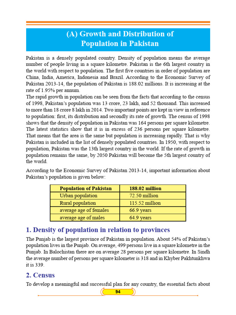 10th Pak Studies Chapter 4 | PDF