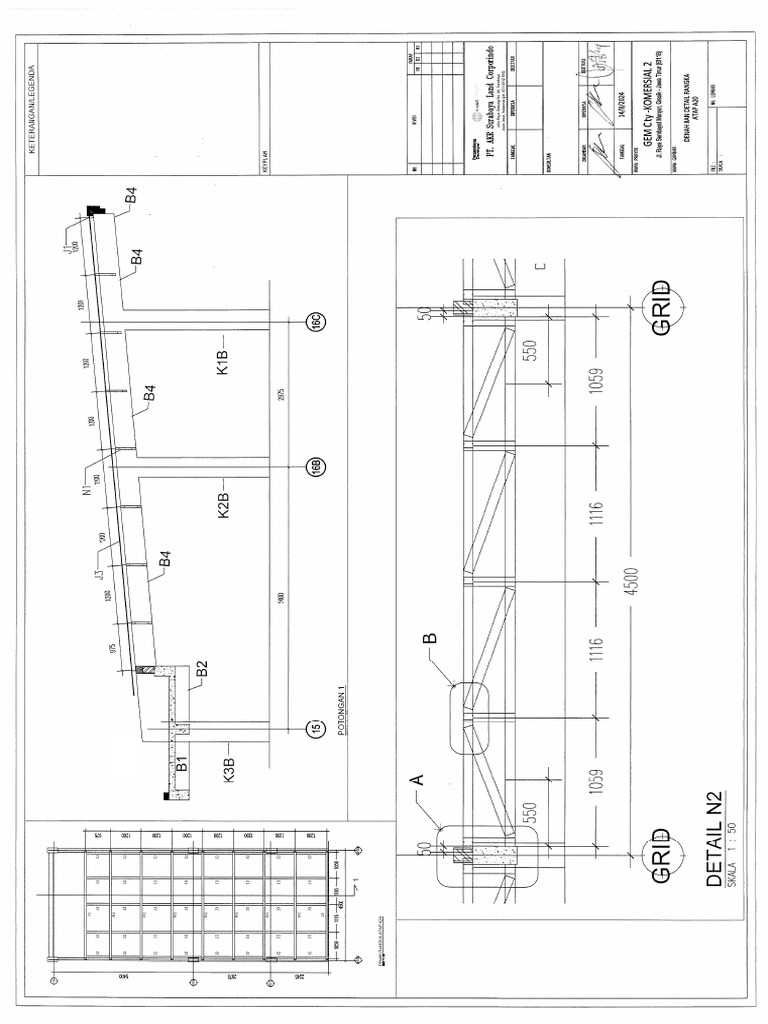 Gambar Forcon Rangka Atap A20 | PDF