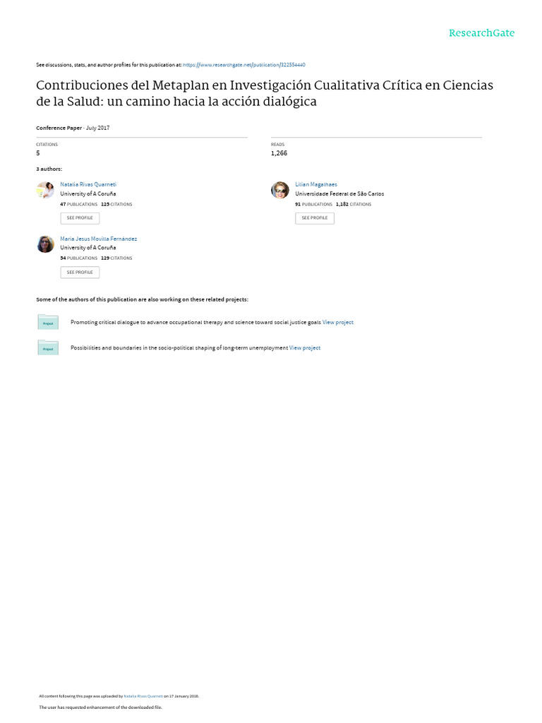 Contribuciones Metaplan | PDF