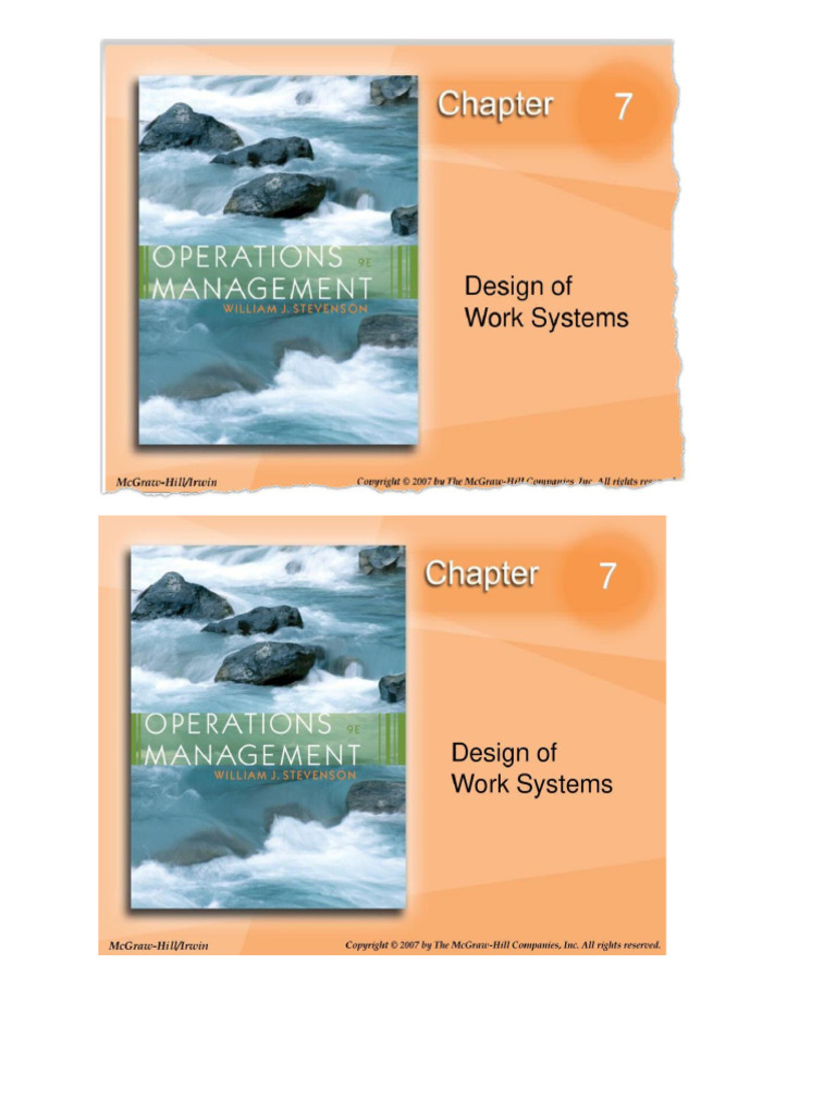 Work Systems Design | PDF