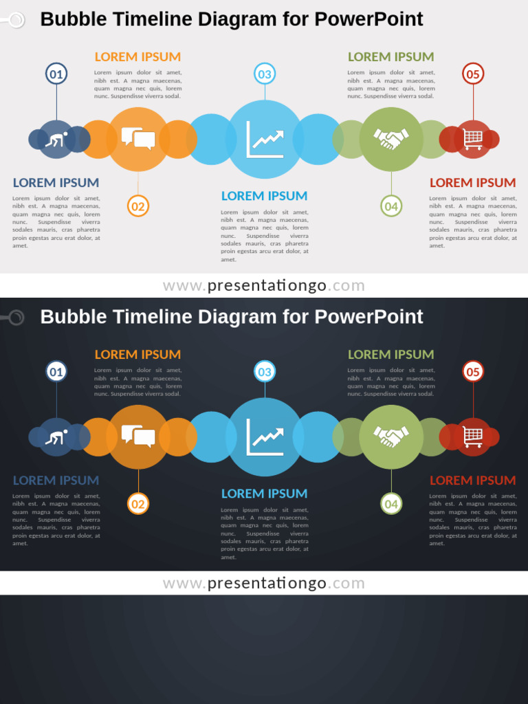 2 0181 Bubble Timeline Diagram PGo 16 9 | PDF