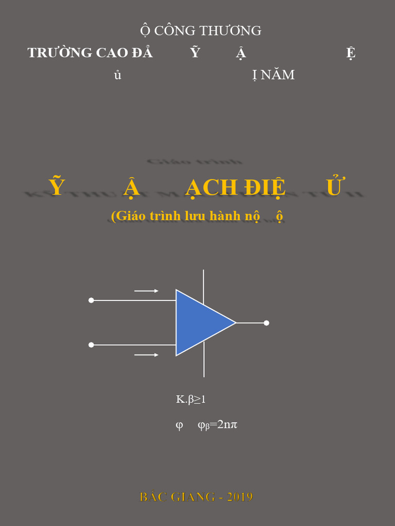 Giao Trinh Mach Dien Tu II-2019 - Final | PDF