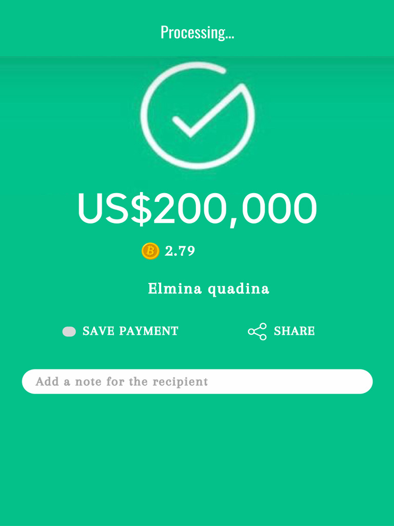 Payment Sent! | PDF
