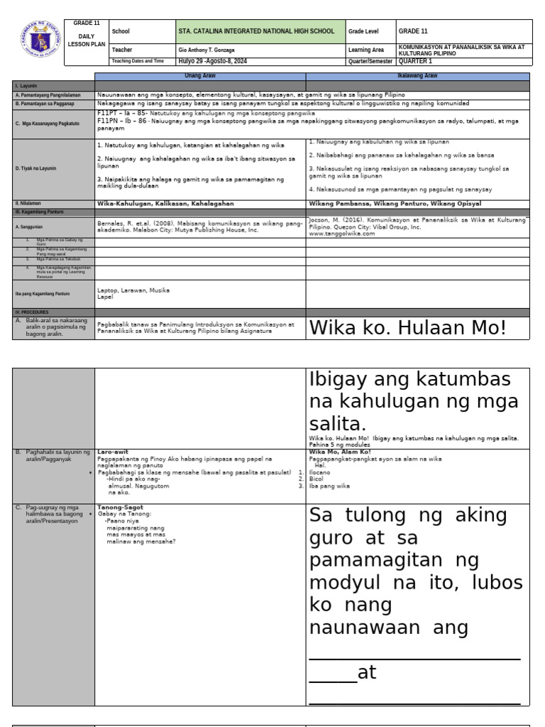DLP Week 1 Kom | PDF