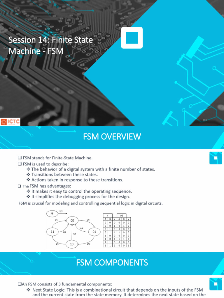 Session 14 Finite State Machine - FSM | PDF