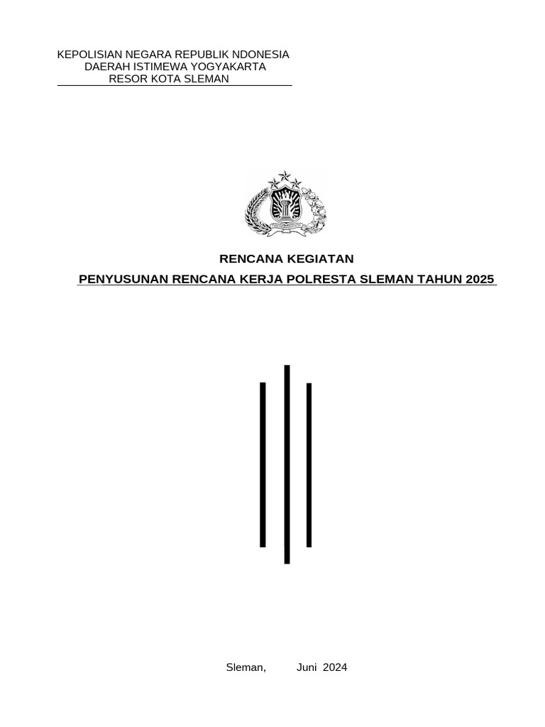 Ren Giat Penyusunan Renja Tahun 2025 | PDF
