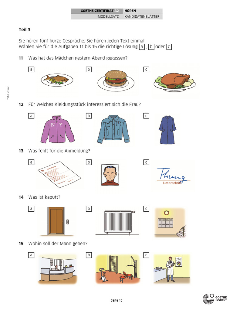 A2 Modellsatz Erwachsene2 | PDF