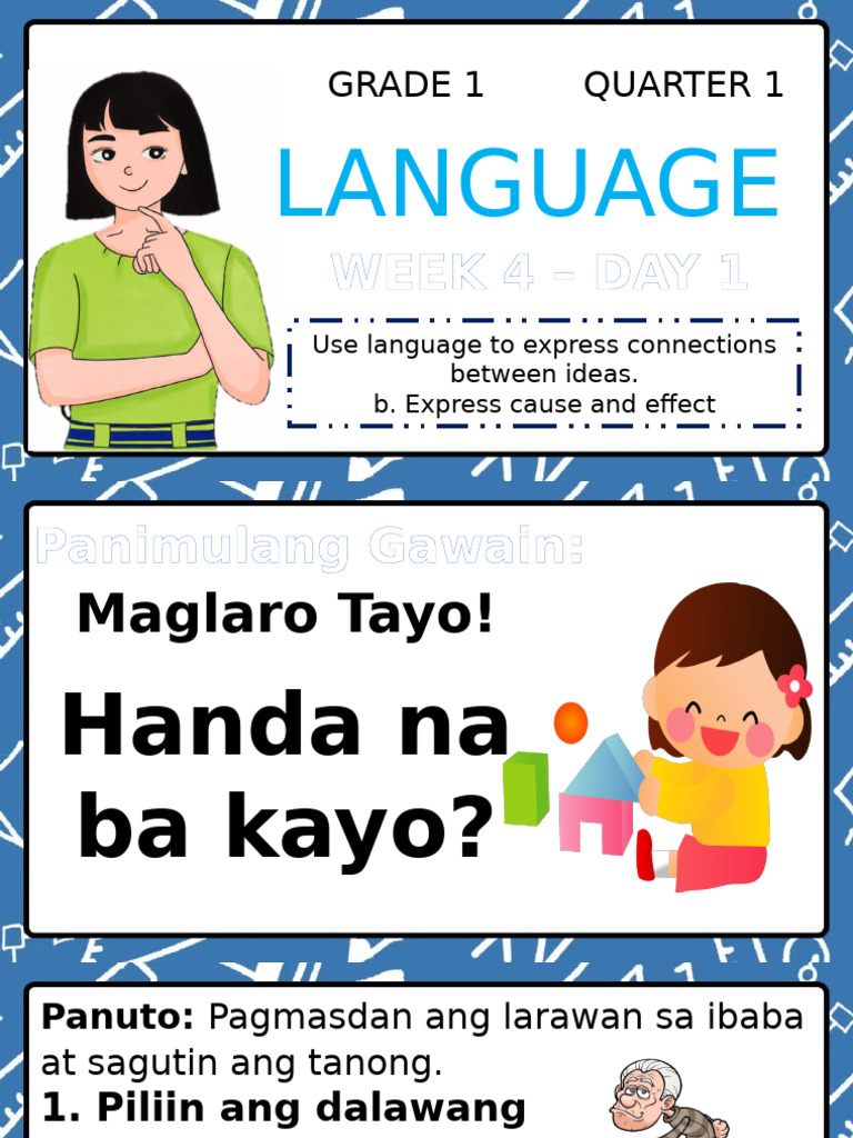 Grade 1 Language Week 4 | PDF