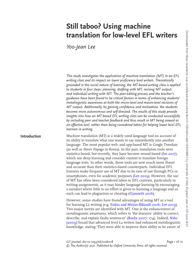 Still Taboo Using Machine | PDF