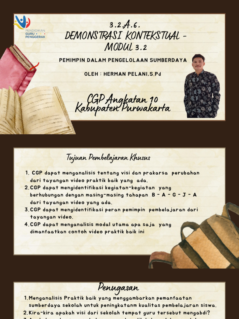 3.2.a.6 Tugas Demonstrasi Kontekstual Modul 3.2 Herman Pelani | PDF