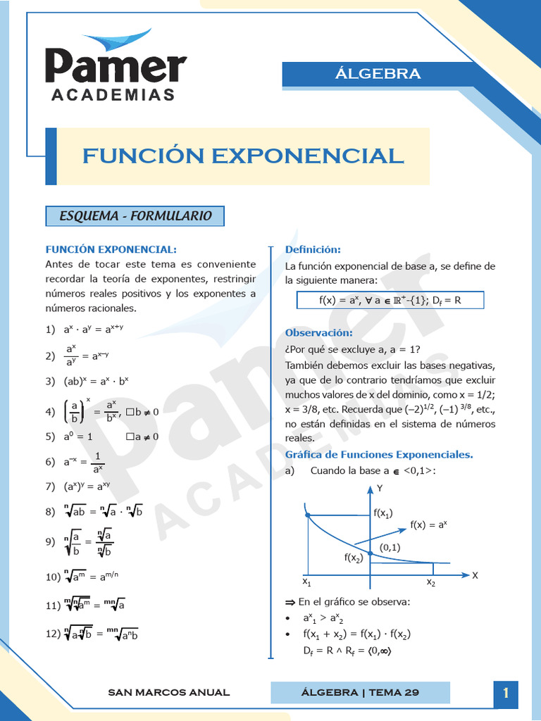 ALGEBRA - Clase Sem 29 | PDF