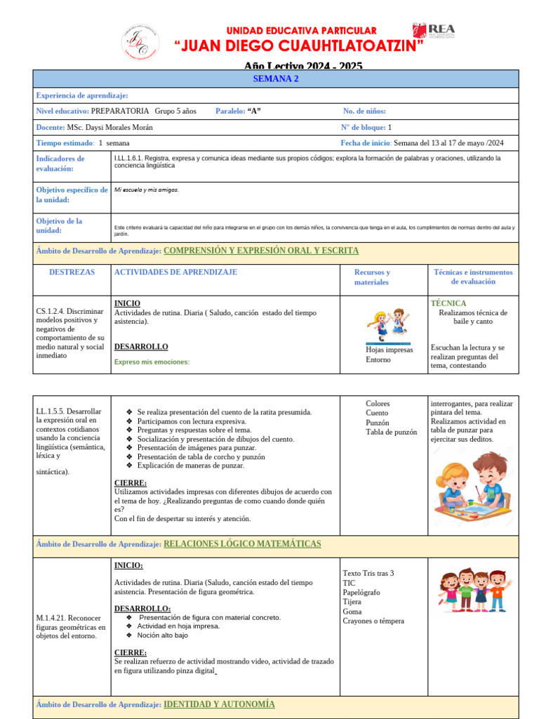 SEMANA 2 - Del 13 Al 17 de Mayo | PDF