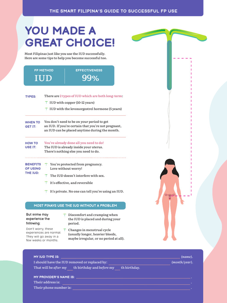 4 IUD Take Home Guide ENG - Compressed | PDF
