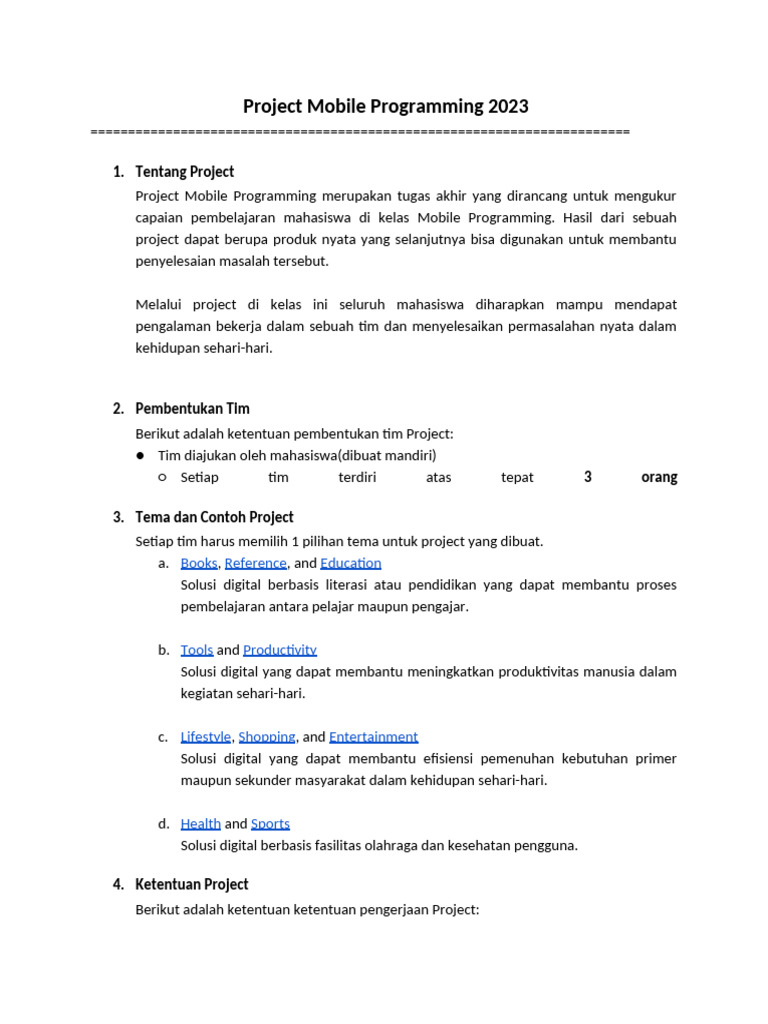 UAS - Mobile Programming | PDF | Software Development | Software