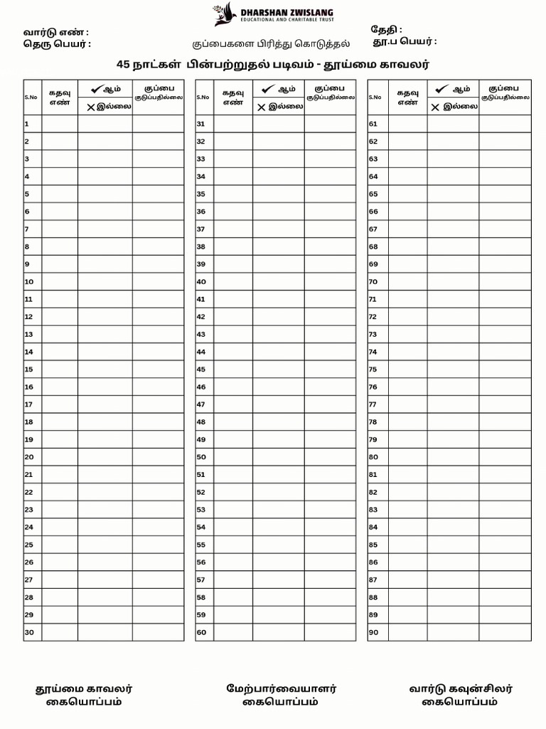 Waste Segregation Survey Form | PDF