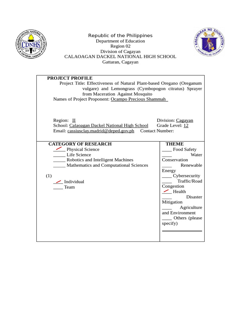 research proposal chapter 1-3 | PDF
