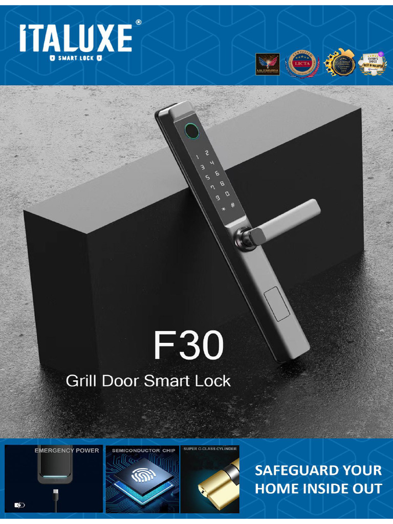 F30 Grill Smart Lock | PDF
