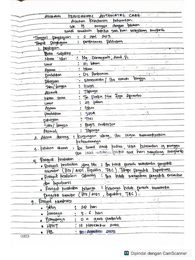 Kasus Pada ANC Erviana | PDF