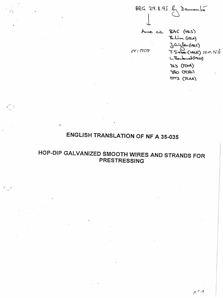 NF A 35-035 - e - 1995 | PDF