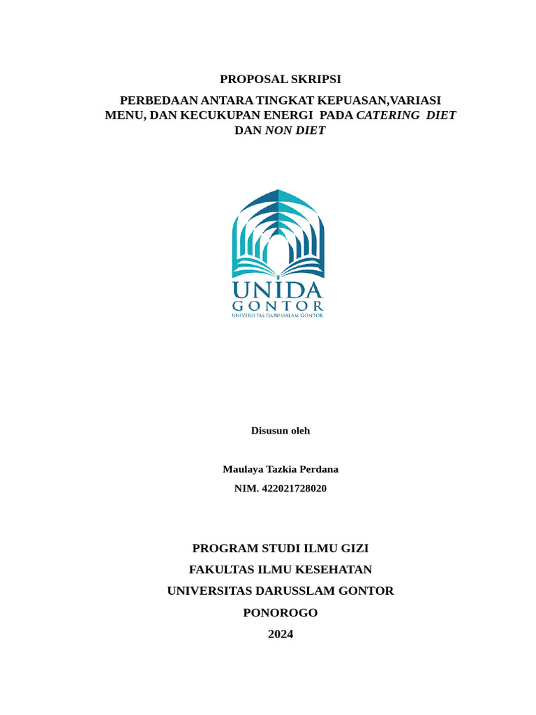 Proposal Seminar Skripsi | PDF