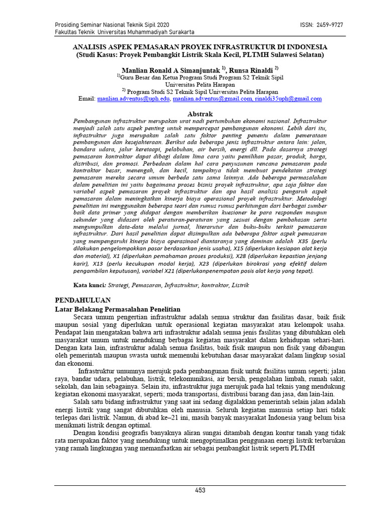 Prosiding Semnas Teknik Sipil UMS 2020-464-473 | PDF