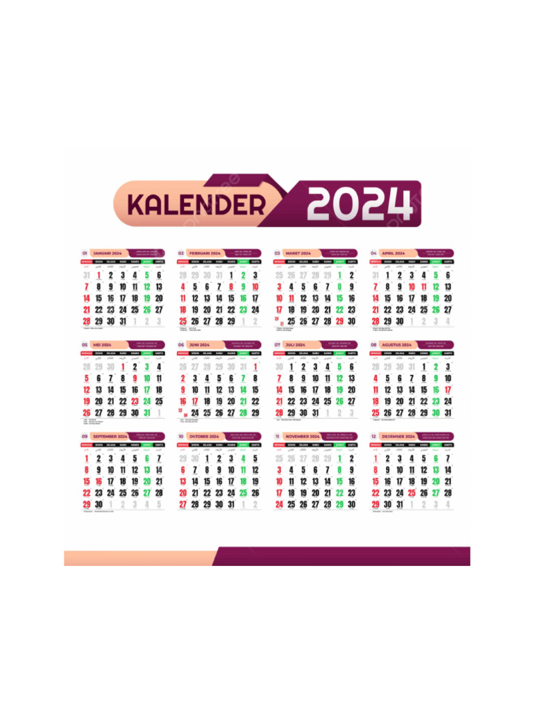 Calender 2024 | PDF
