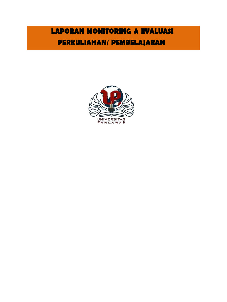 Laporan Monev Upm Genap 2022-2023 PGSD | PDF