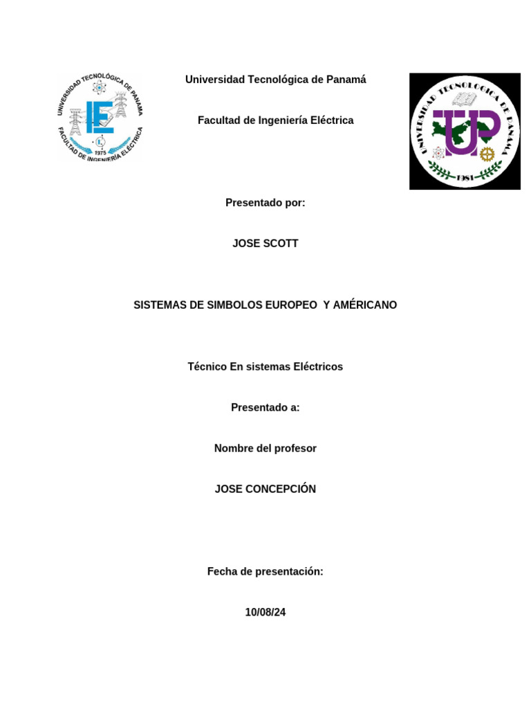 Simbologia Norma Americana y Norma Europea | PDF