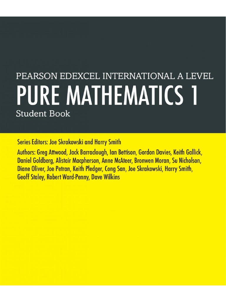Pure Mathematics 1 | PDF